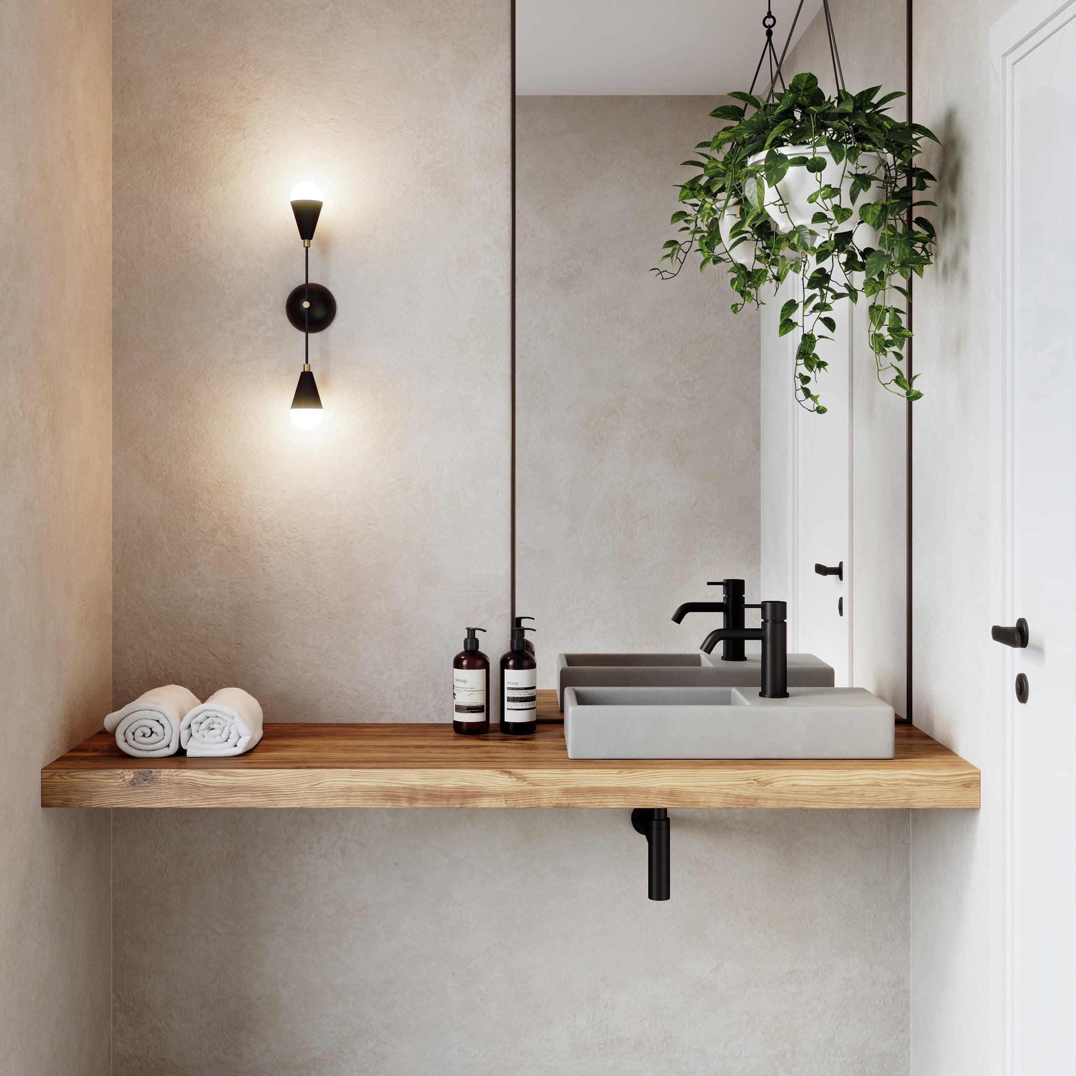 Powder Room Basins | Compact Concrete Sinks for Small Bathrooms ...